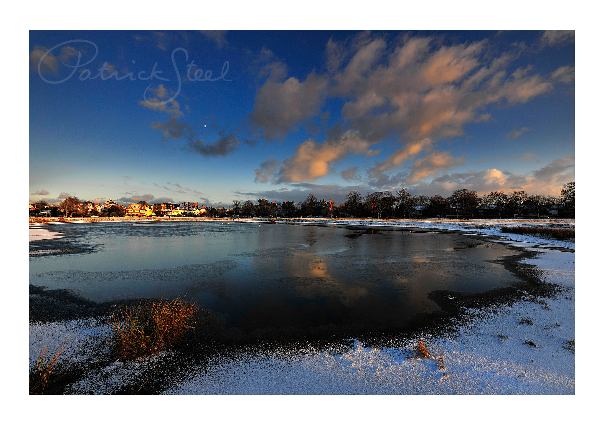 Rushmere Pond in Snow | Landscape Photography by Patrick Steel